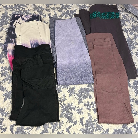 Pants & Jumpsuits | Leggings Bundle 5 Piece Size Meuc | Poshmark